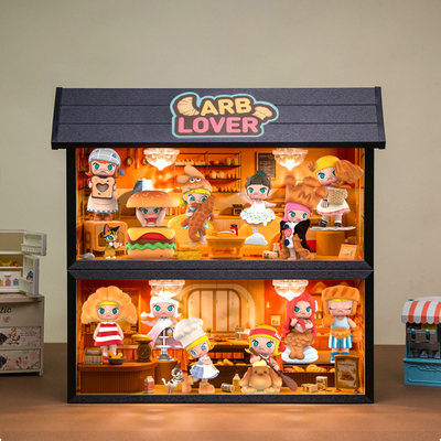 MOLLY茉莉面包脑袋盲盒展示盒