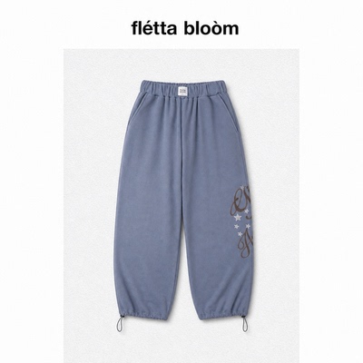 ●fletta bloom GILA ARCHIVE Jennie同款字母休闲裤星星烫钻卫裤