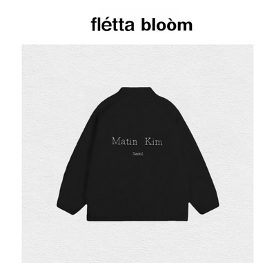 【现货】fletta bloom韩国小众MatinKim羊羔毛拉链外套摇粒绒夹克
