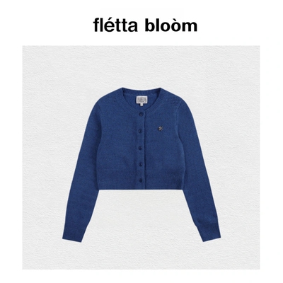 【现货】fletta bloom高允真韩国marithe马海毛针织开衫毛衣外套