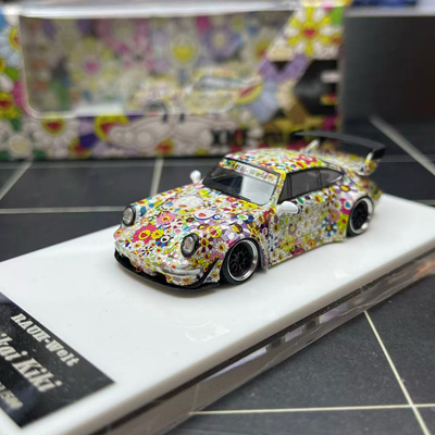 【李先生】XKE1:64 保时捷 RWB 964 太阳花合金车模汽车模型