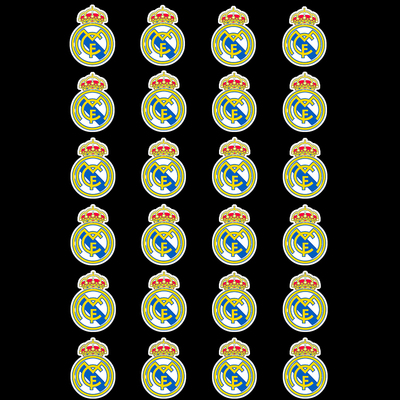 西甲皇马队 队徽贴纸  皇家马德里足球俱乐部周边手机电脑装饰贴