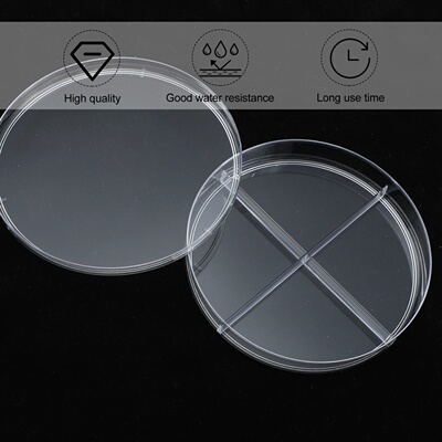 Culture Dishes Cell Agar Plates Clear Petri Supplies Plasti