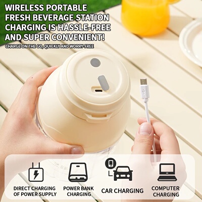 Electric juicer 800ml portable milkshake machine rechargeab