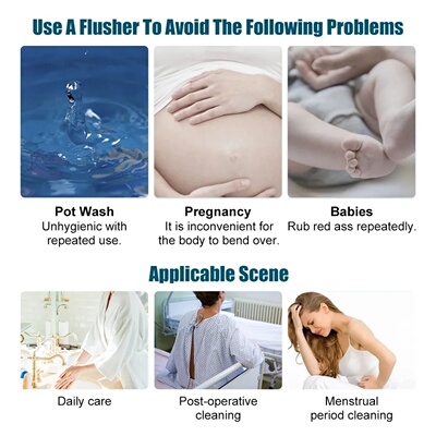 MAMIJOY 500ML Portable Hand Bidet Sprayer Washing Cleaner B