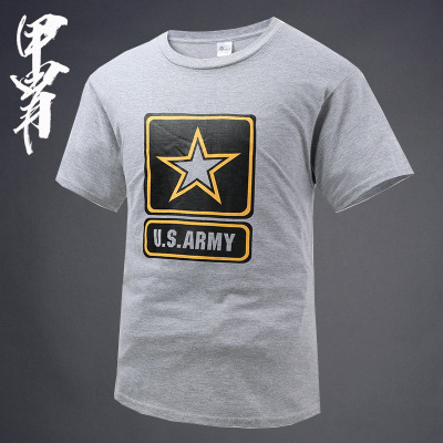 男装棉透气男士休闲T恤ARMY星标新品户外宽松军迷宽松短袖t恤