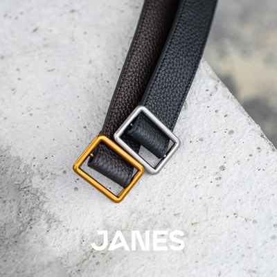 简束极简高级双面头层牛皮腰带女