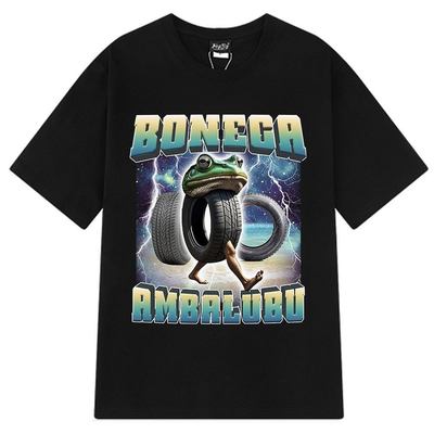 Boneca Ambalabu Italian Brainrot Frog意大利脑腐轮胎青蛙T恤男