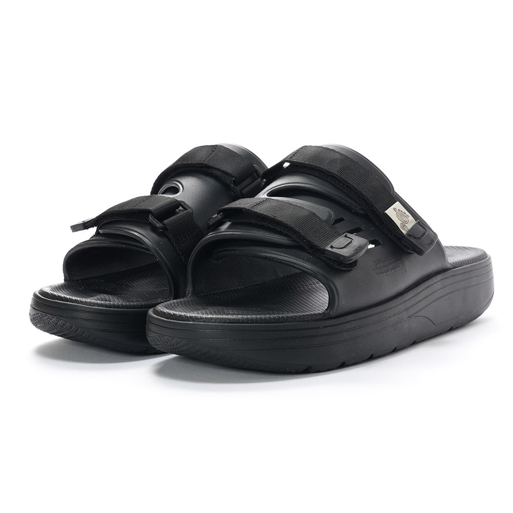 SUICOKE URICH 日系男子橡胶轻便拖鞋 黑色 OG-INJ-01