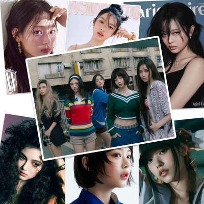 Newjeans周边海报韩国女团