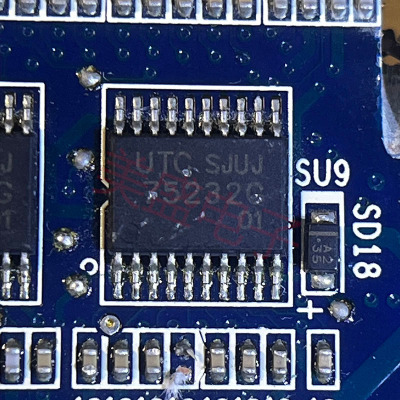 75232G-P20-R UTC75232G 丝印75232G TSSOP20 现货供应 IC 芯片