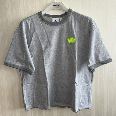 潮包背 现货 Adidas 三叶草男款运动休闲短袖T恤 JJ4363 JJ4361