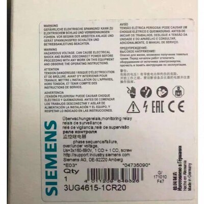 议价监控继电器3UG4615-1CR203UG4615-1BR203UG4615-1CR00