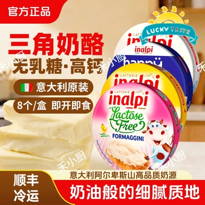 意大利进口无乳糖三角奶酪高钙软奶酪儿童芝士干酪块lactose free