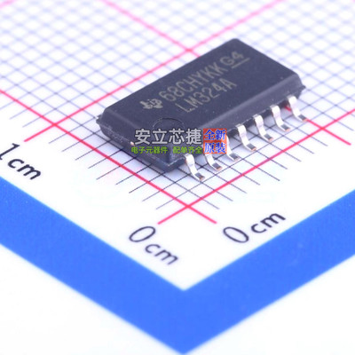 运算放大器 LM324ANSR SOIC-14 TI/德州 电子元器件配单全新原装