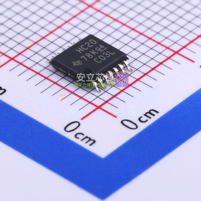 逻辑门 SN74HC20PWR TSSOP-14 TI/德州 电子元器件配单全新原装
