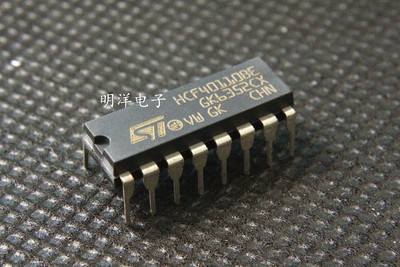 ST HCF40110BE 原装/ST 译码/锁存/显示驱动器 DIP-16  40110