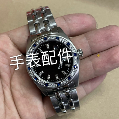 手表配件787表壳全钢实心表带 适装2834 2836 2846机芯 珠圈黑盘