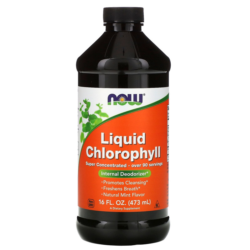 美国 Now Foods Liquid Chlorophyll 液体叶绿素 薄荷味473ml