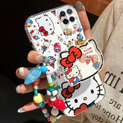 适用真我V13手机壳realmeV135G保护套Realme新款REAIMEV软OPPO超薄OPPOV全包5G防摔OPPORealmeV女生kt猫支架