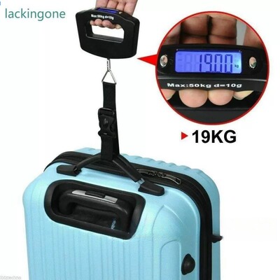 50Kg/10g LCD Digital Hanging Luggage Weight Hook Scale