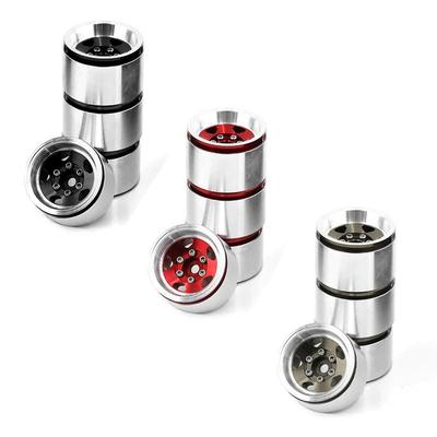 1/18 TRX4M路虎烈马1.0英寸金属轮毂 攀爬车铝合金轮毂 SCX24 FMS