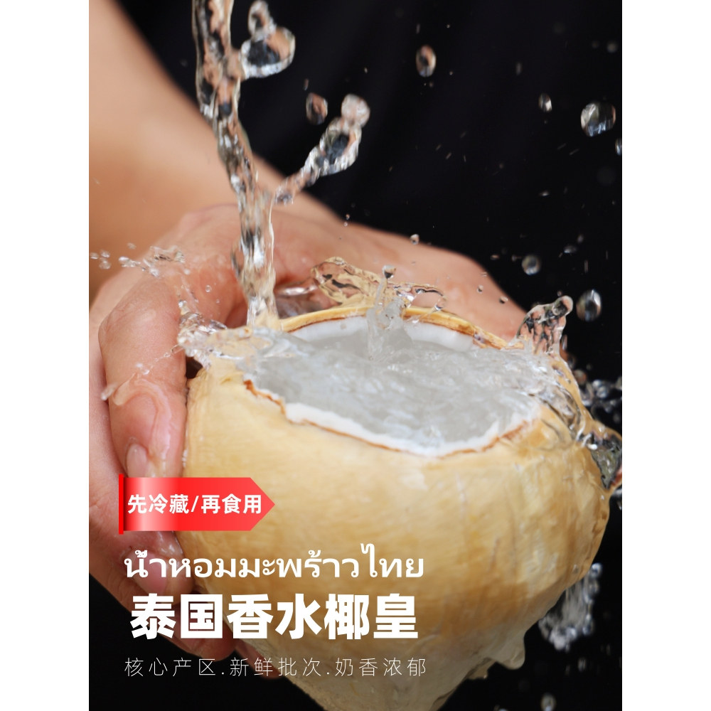 泰国进口牛奶椰皇新鲜当季水果香水椰青椰汁椰子孕妇水果顺丰包邮