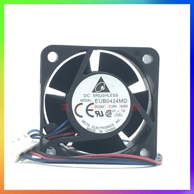 原装台达 EUB0424MD 4CM 4020 24V 0.08A 双滚珠静音机箱散热风扇