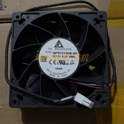 台达QFR1212HE-00全新现货QFR1212HE-00 12V 6.4A 12038散热风扇