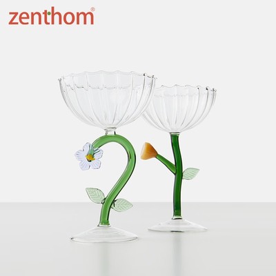 zenthom/ICHENDORF Botanica植物园小花玻璃杯甜酒杯