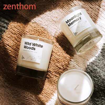 zenthom/3 Day Weekend 香氛蜡烛 有机大豆蜡制作 天然香精油