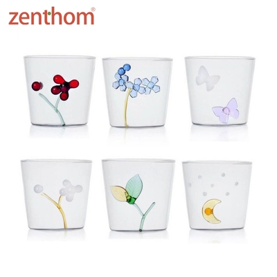 zenthom/ICHENDORF 月牙蝴蝶树叶浆果蘑菇造型水杯随手杯