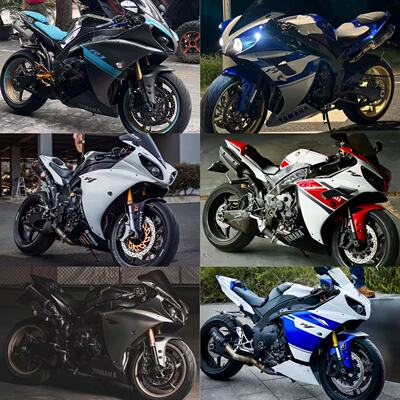 适用于雅马哈R1 YZF1000 09-10-11-12-13-14年全车外壳版画全车壳