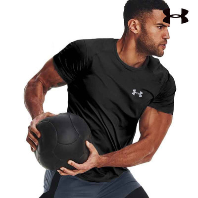 安德玛男装短袖速干衣男士T恤篮球跑步健身训练运动服上衣1326413