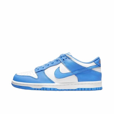NikeDunk 防滑耐磨 低帮 板鞋 大学蓝白 男女同款CW1590-103