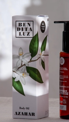 西班牙直邮Bendita Luz Azahar 西班牙塞维利亚的橙花身体油100ml