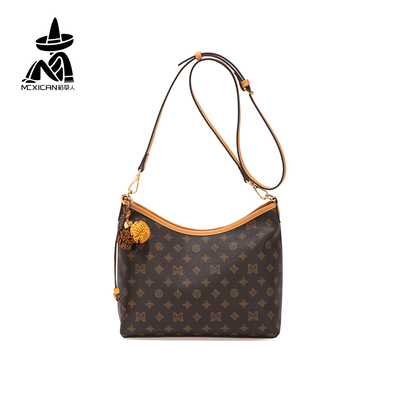 稻草人女包2025新款时尚老花托特包大容量斜挎单肩腋下包通勤女包