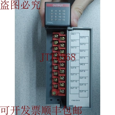 原装供应ALLEN-BRADLEY SLC 500 1746-OA16 系列 D 输出模块！ 数