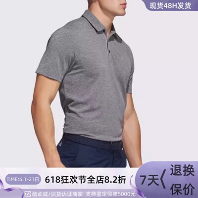 adidas阿迪达斯高尔夫短袖POLO衫