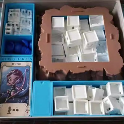 圣托里尼 Santorini 桌游收纳 3D打印（仅收纳无桌游）