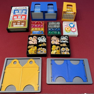 骰子工厂桌游收纳3D打印