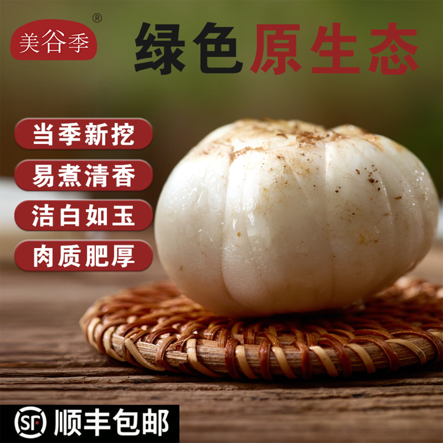 兰州鲜百合九年生特级生甜百合甘肃特产现挖真空锁鲜非干货