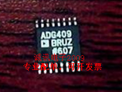 全新ADG409 ADG409BRU 4通道单芯片CMOS模拟多路复用器芯片可直拍