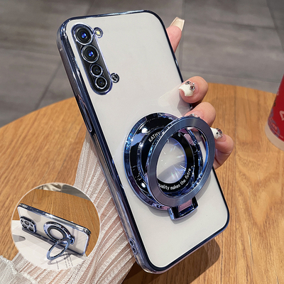 opporeno3硅胶透明电镀手机壳