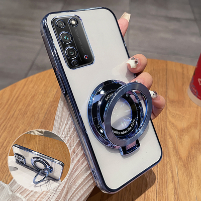 荣耀X10硅胶透明电镀手机壳