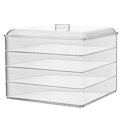 原彩+品方形透明普洱茶盒