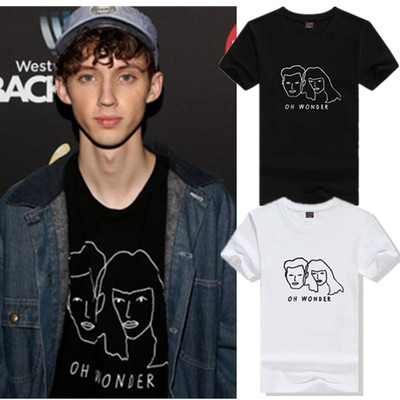 戳爷圆领纯棉短袖T恤ivan同款