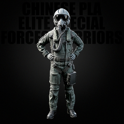 人高 25mm 28mm 50mm 歼20飞行员 树脂兵人 白模 TDPM-46/3D