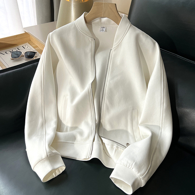 拉链卫衣立领百搭时尚短款外套