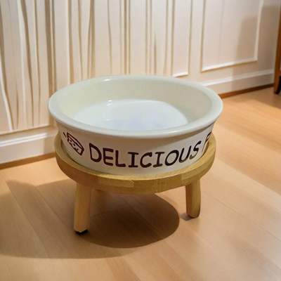 猫碗狗碗支架增高架护颈宠物吃饭桌支撑水碗小中大型犬防打翻台子